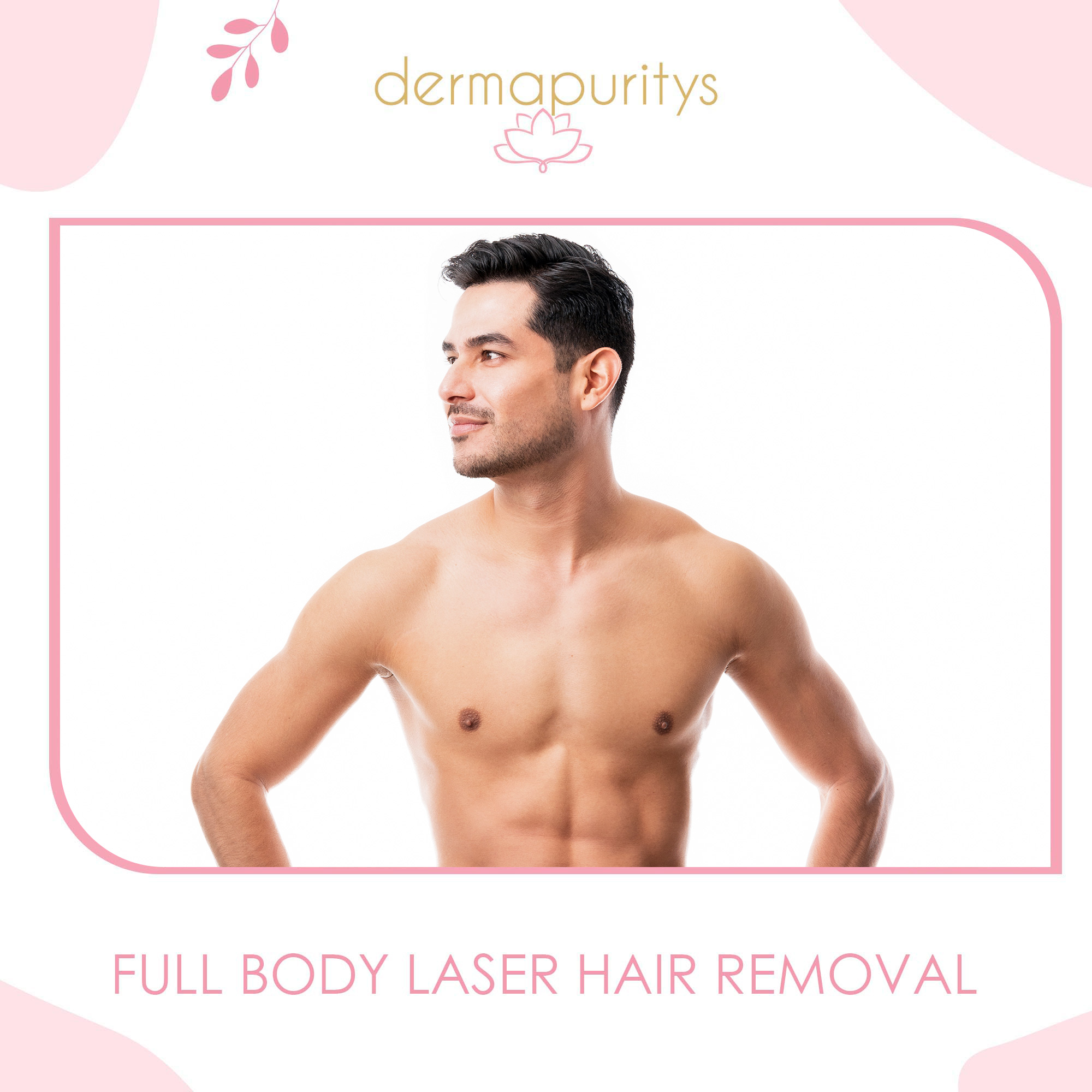 Permanent laser hair removal treatment at Derma Puritys